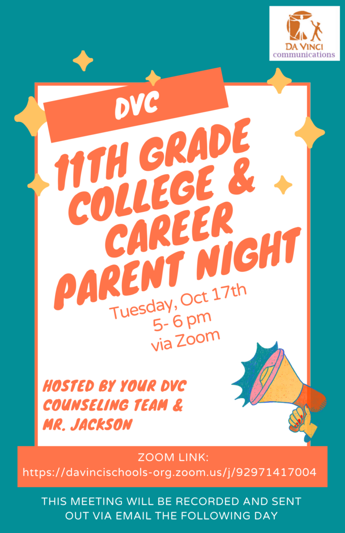 DVC 11th Grade College & Career Parent Night